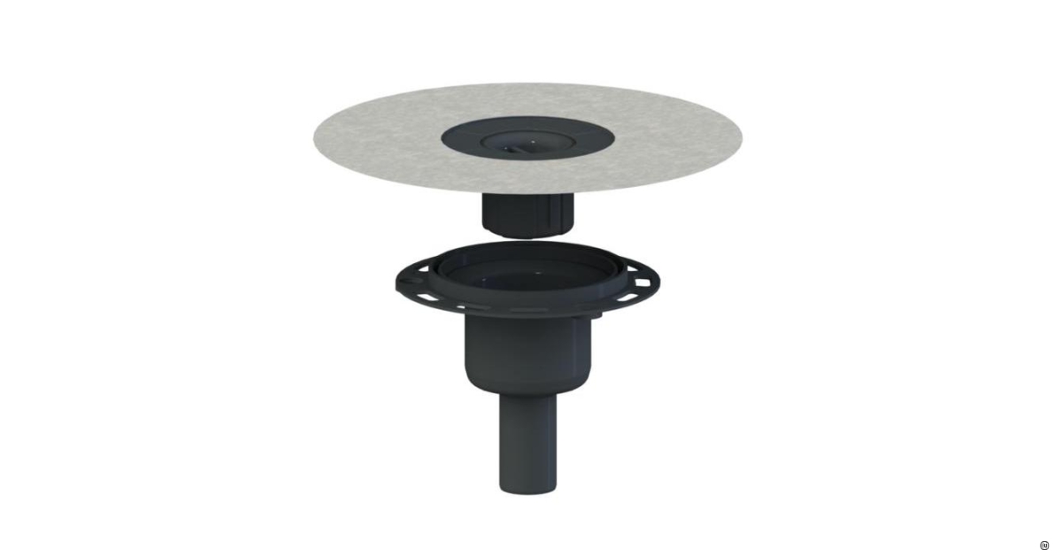 drain body DallDrain vertical, DN 50/DN 100